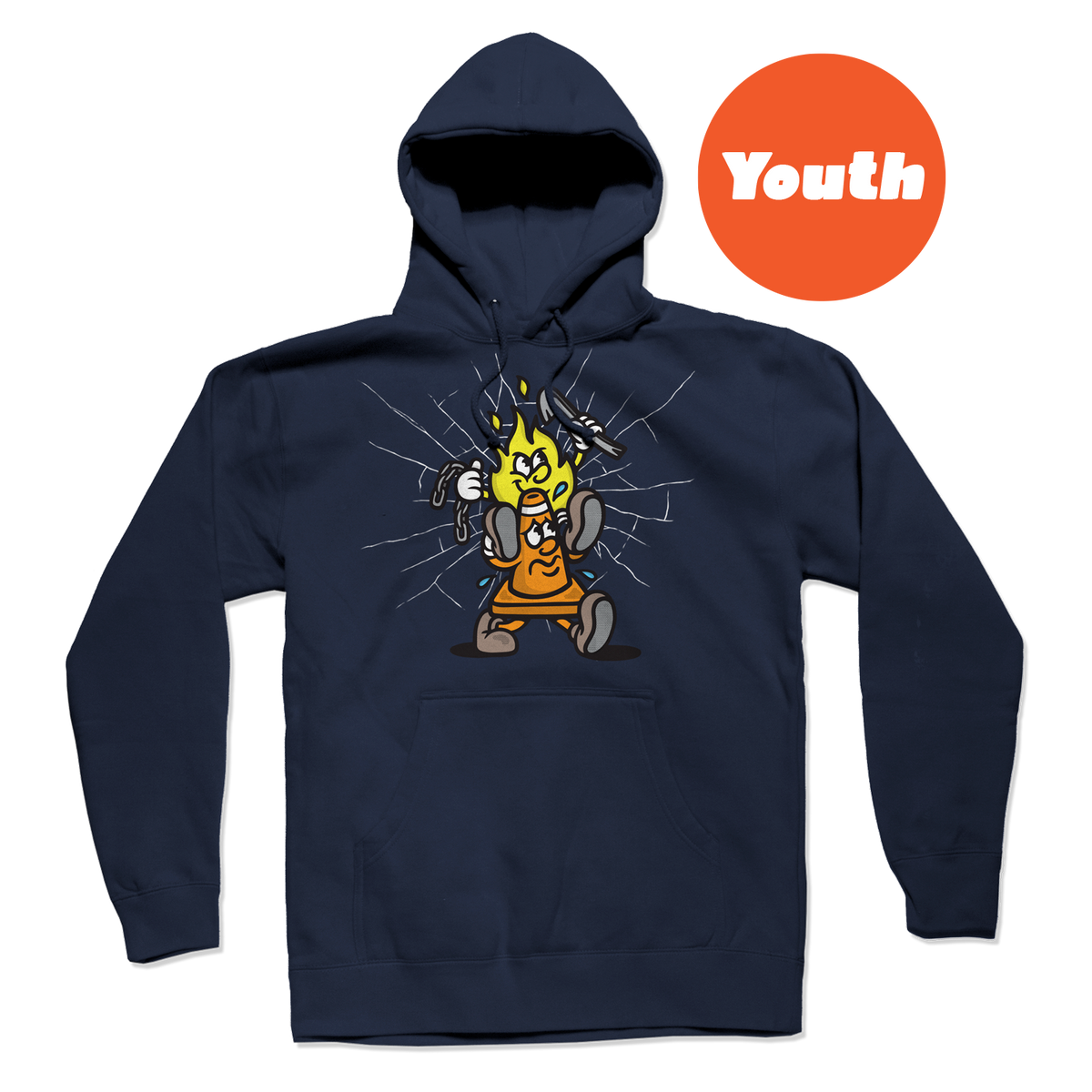 PILEY VANDAL HOODY YOUTH – PYLON SKATEBOARDS